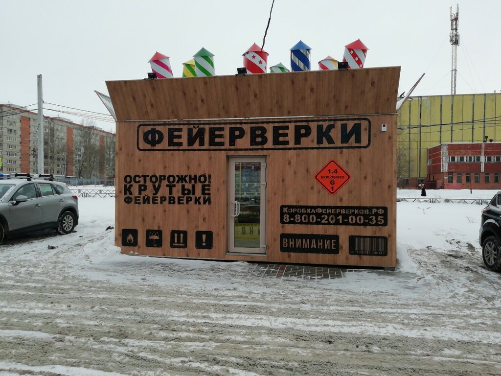 Havai fişek firmaları KorobkaFejerverkov. Rf, Yaroslavl, foto