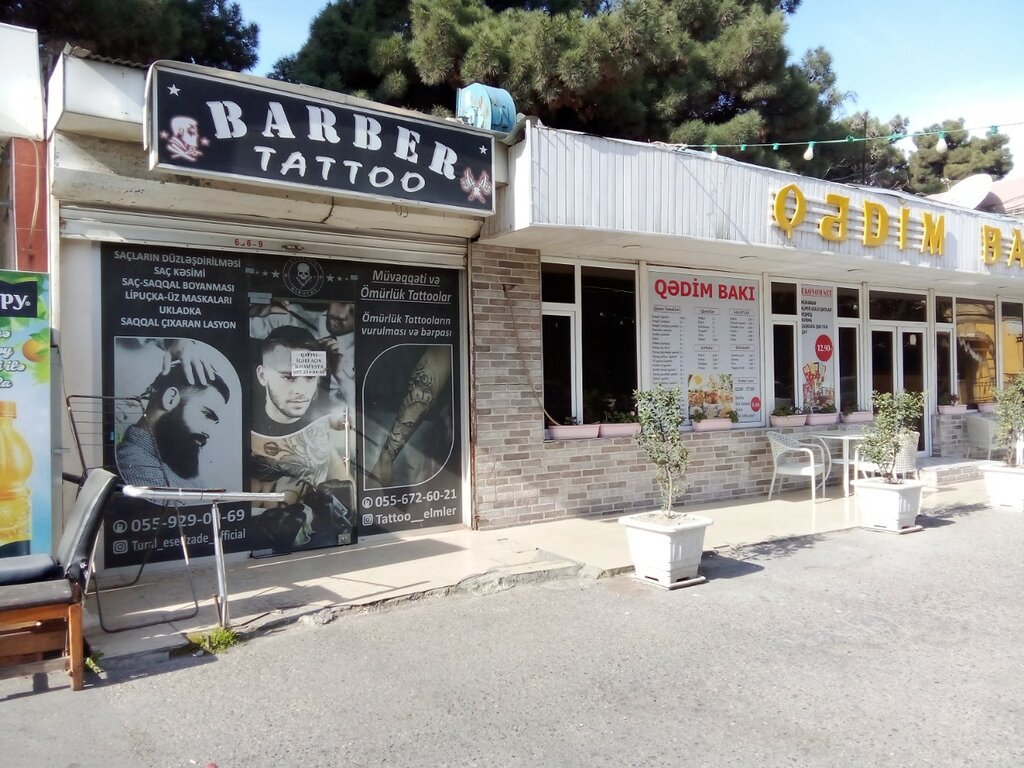Berberler Barber tattoo, Bakü, foto