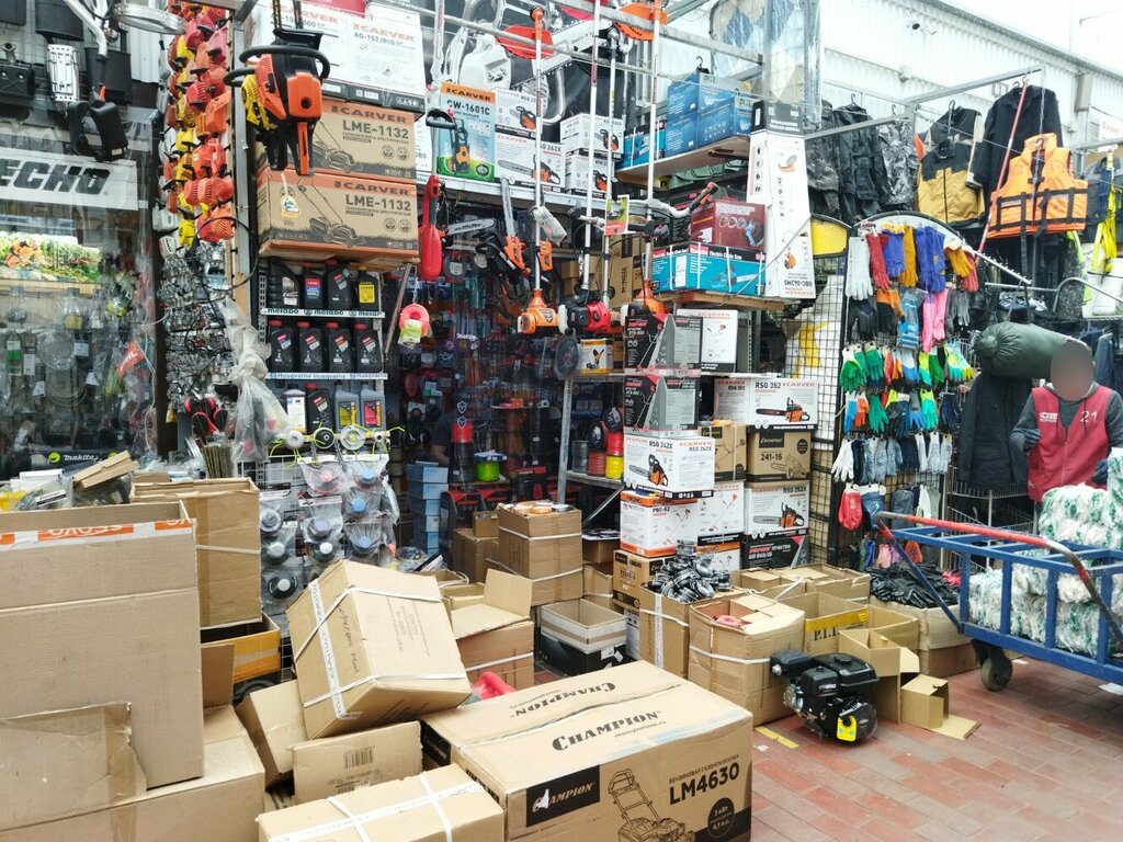 Elektrik ve benzinle çalışan aletler Электро и бензоинструмент, Moskova, foto