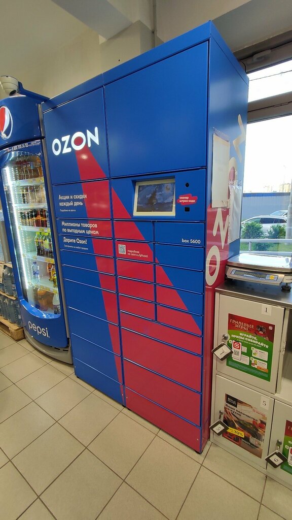 Parsel otomatı Ozon Box, Lipetsk, foto