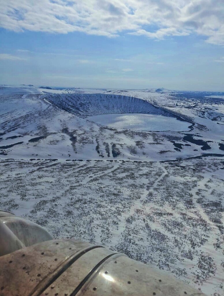 Volkan Вулкан Киненин 583 м, Kamçatski krayı, foto