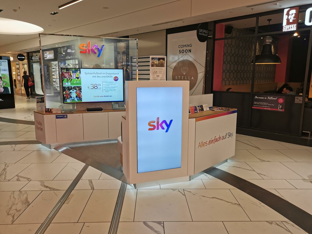 Televizyon kanalları Sky Shop, Berlin, foto
