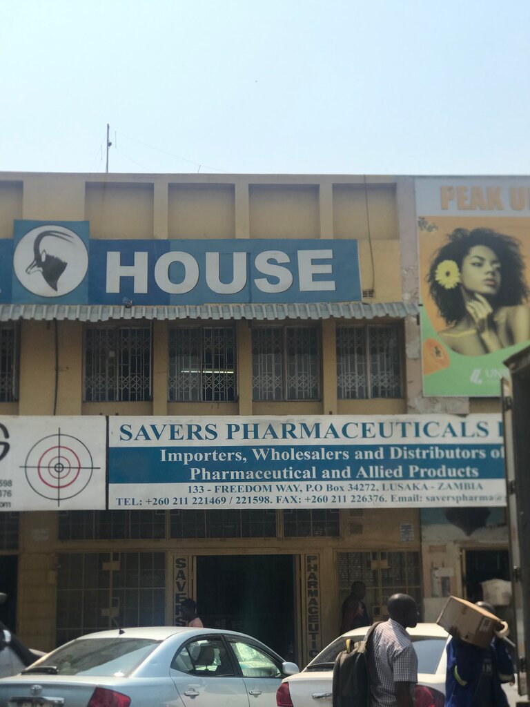 Eczaneler Savers Pharmaceuticals, Lusaka, foto