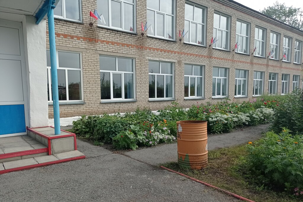 Ortaokul Коневская средняя общеобразовательная школа, Novosibirskaya oblastı, foto