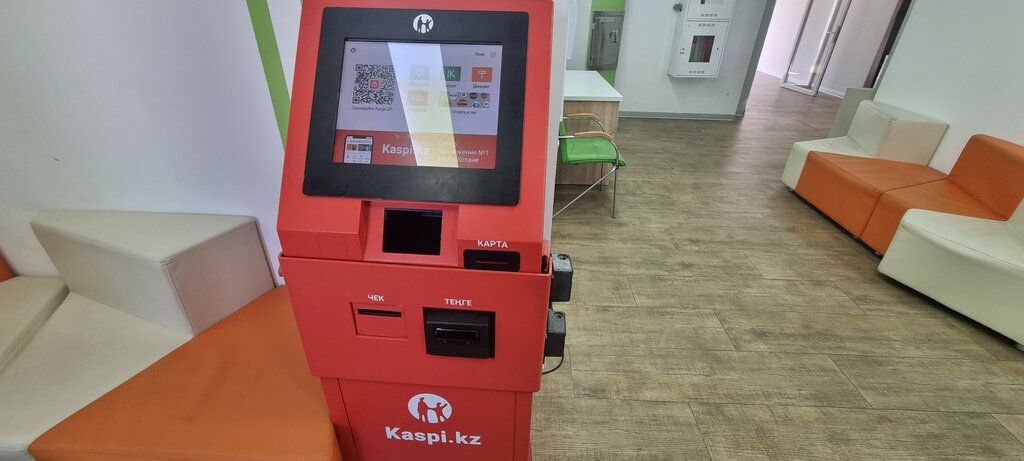 Ödeme terminali Kaspi Bank, Astana, foto