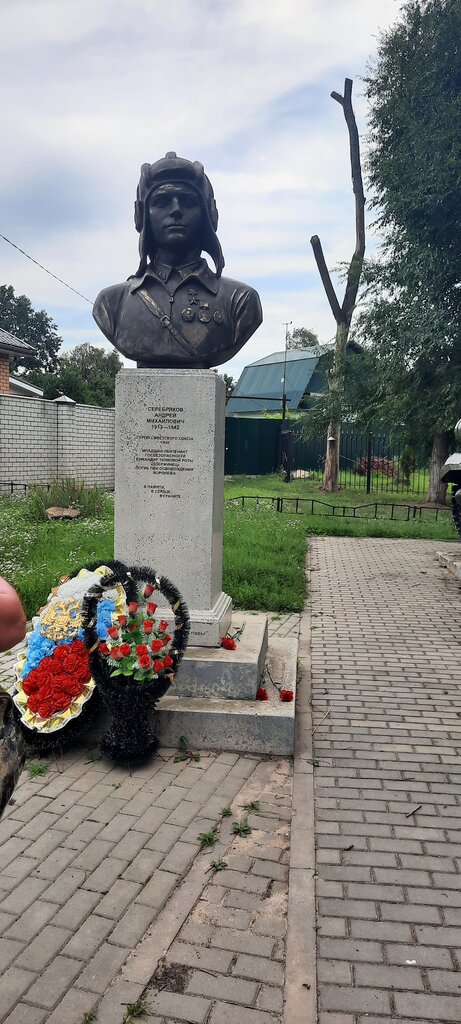 Anıt, heykel Бюст Героя Советского Союза Андрея Михайловича Серебрякова, Voronej, foto