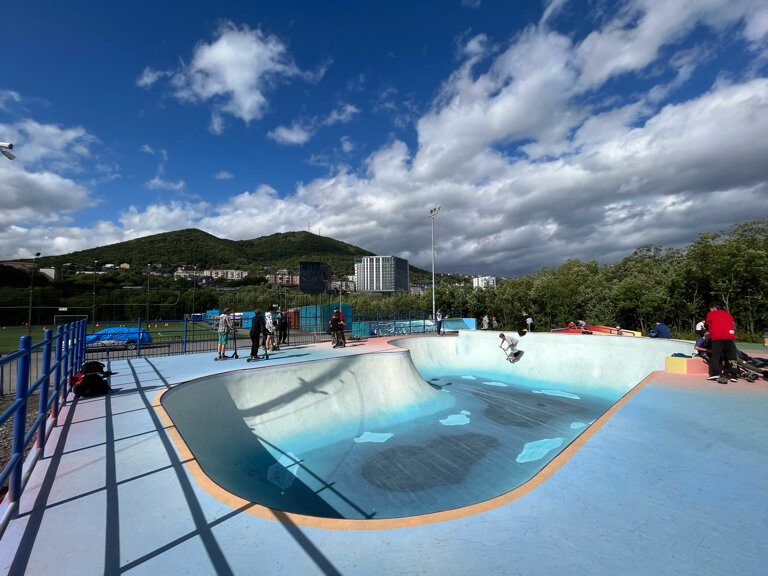 Spor ve eğlence merkezi Skate park, Petropavlovsk, foto