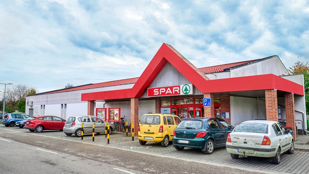 Süpermarket Spar szupermarket, Tolna, foto