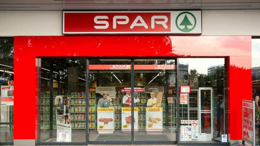 Süpermarket Spar szupermarket, Budapeşte, foto