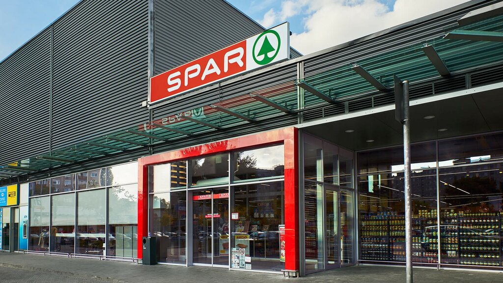 Süpermarket Spar szupermarket, Budapeşte, foto