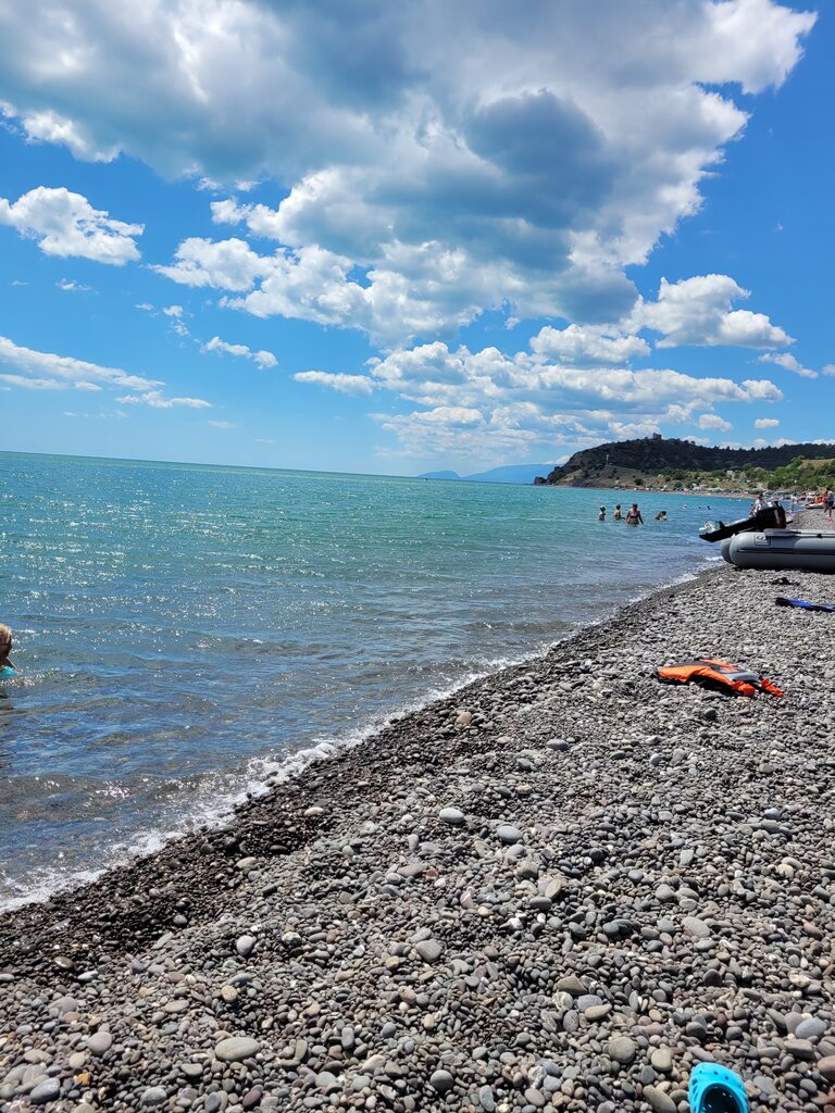 Plaj Дикий пляж Чобан-Кале, Kırım Cumhuriyeti, foto