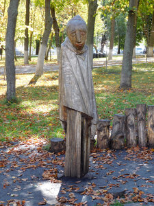 Пьеро (gorodskoy okrug Samara, Sovetskiy rayon, Friendship Park), park, sokak heykeli  Samara'dan