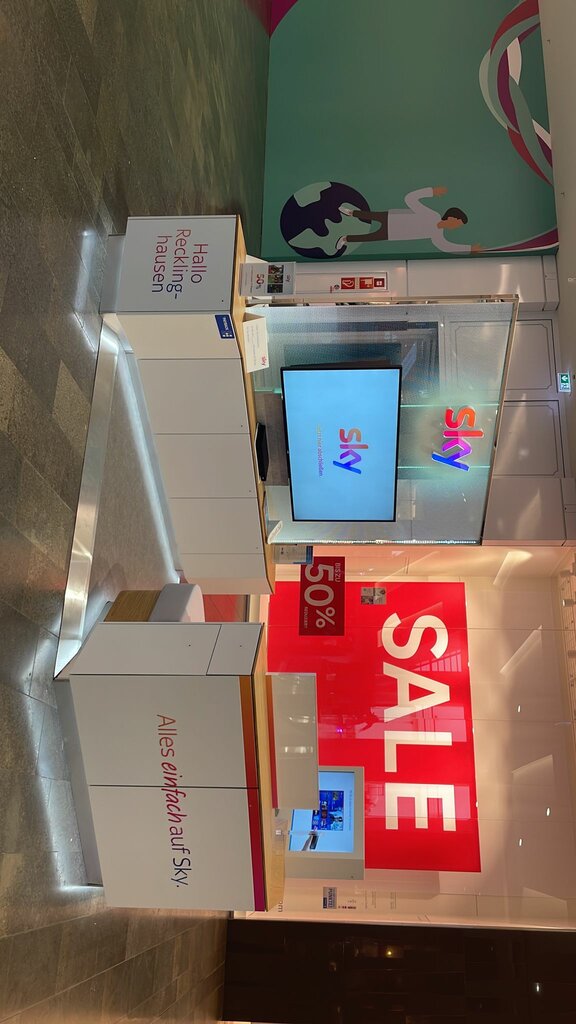 Televizyon kanalları Sky Shop, Recklinghausen, foto