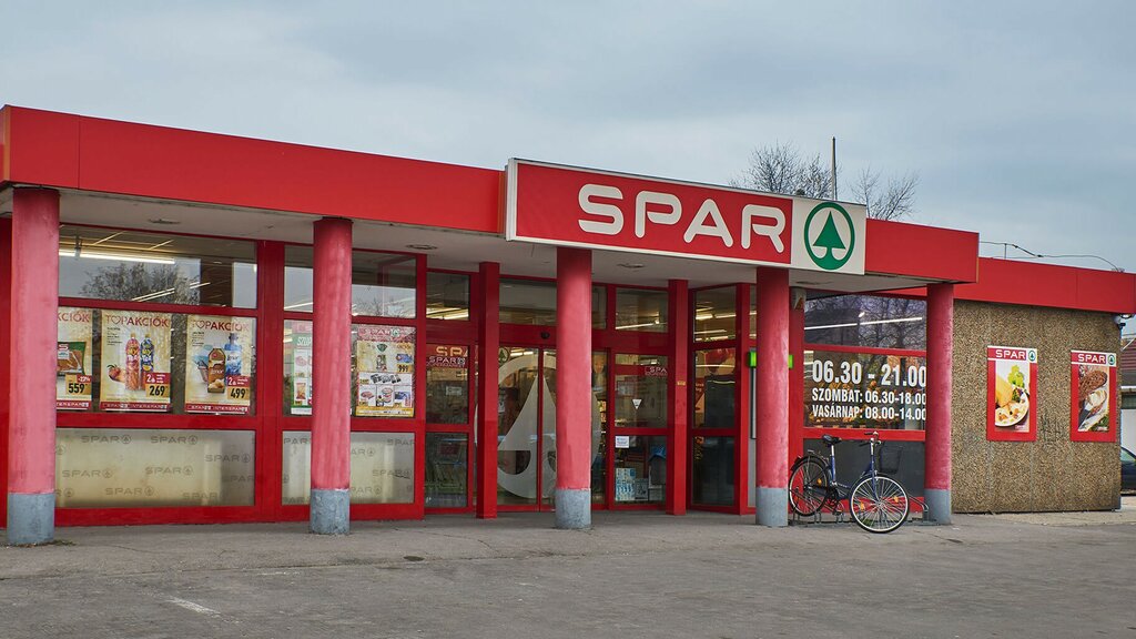 Süpermarket Spar szupermarket, Budapeşte, foto
