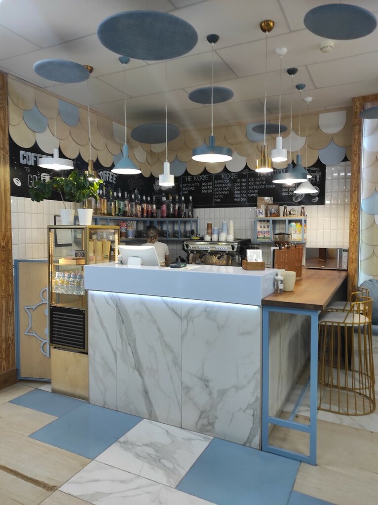 Kahve dükkanları Coffee on tvoy, Verhniaya Pyşma, foto