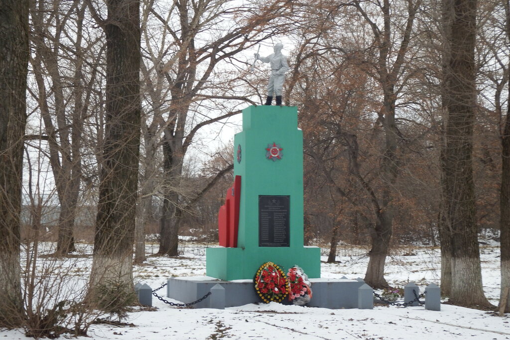 Anıt, heykel Братская могила воинов, павших в Великой Отечественной войне, Novomoskovsk, foto