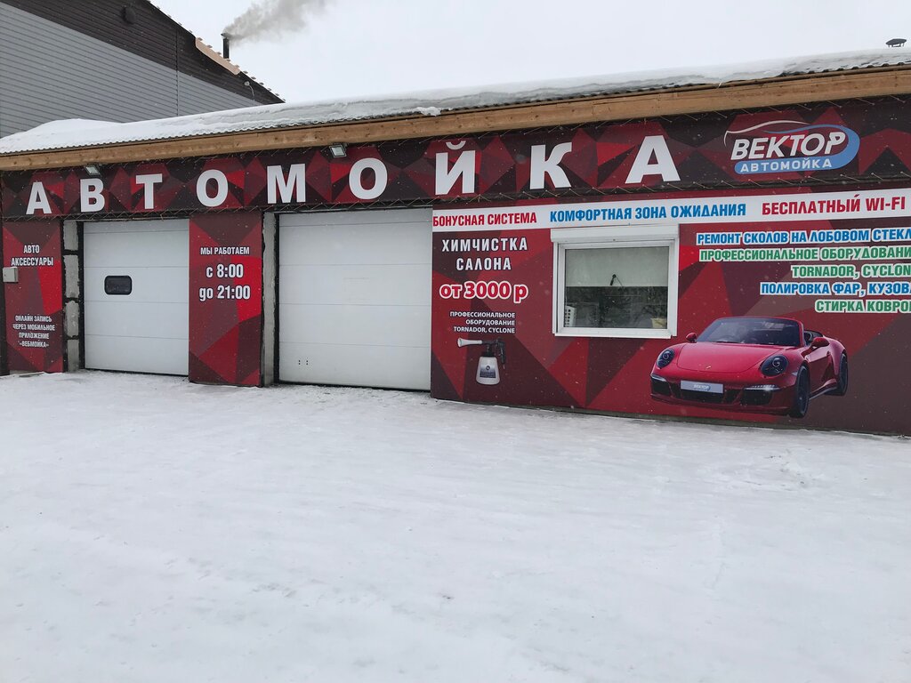 Oto yıkama Вектор, Sosnovoborsk, foto