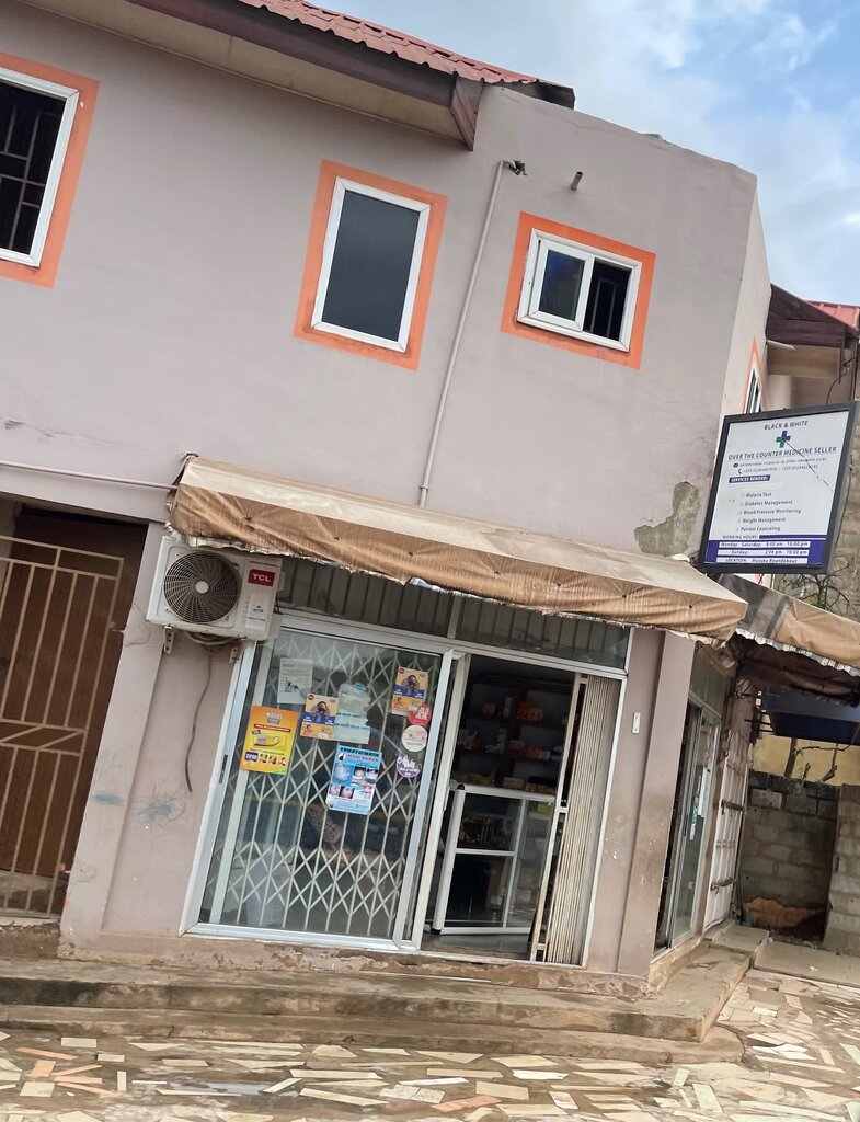 Eczane kataloğu Black and White Over the Counter Medical Store, Dünya, foto