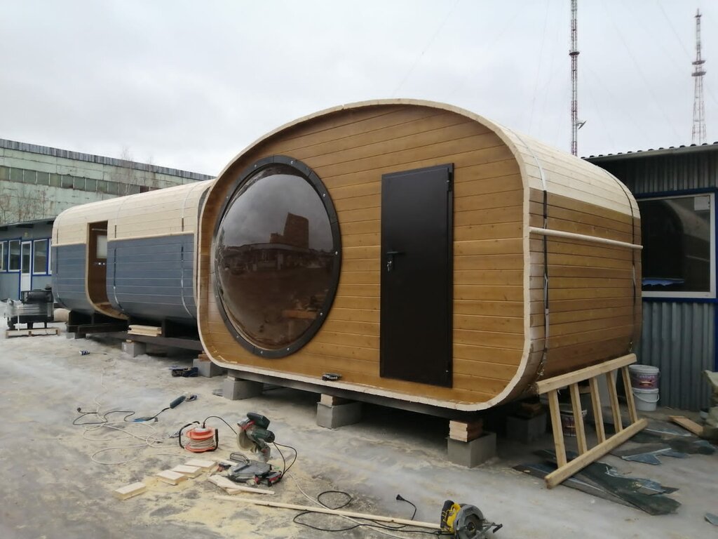 Hamam ve sauna inşaatı Aidabochka, Tula, foto