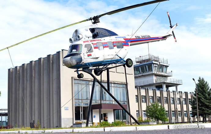 Teknoloji anıtı Вертотолет Ми-2, Gomelskaya oblastı, foto