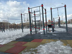 Sports ground (Irkutsk Region, Bratsk, zhiloy rayon Tsentralny, 17th Microdistrict), spor alanı  Bratsk'tan