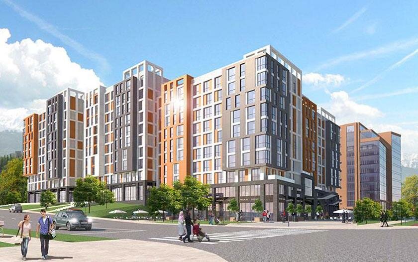 Konut blokları Forum Residence, Almatı, foto