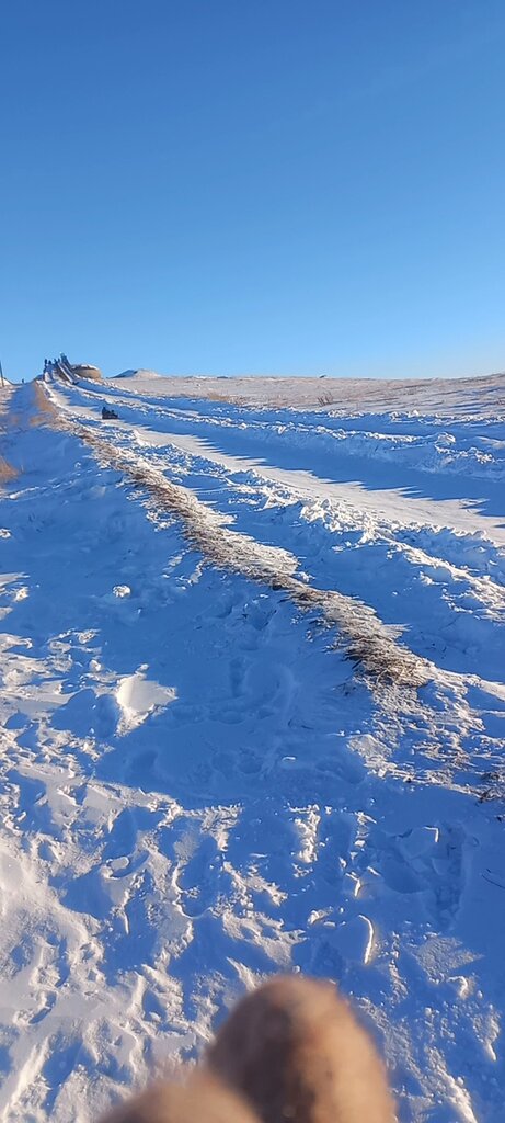 Tubing Tyubingovya trassa Snezhnyye virazhi, Orsk, foto