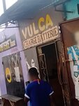 Vulca (Brazzaville, Commune de Poto-Poto, Rue Bateke), jant ve lastikçiler  Brazzaville'den