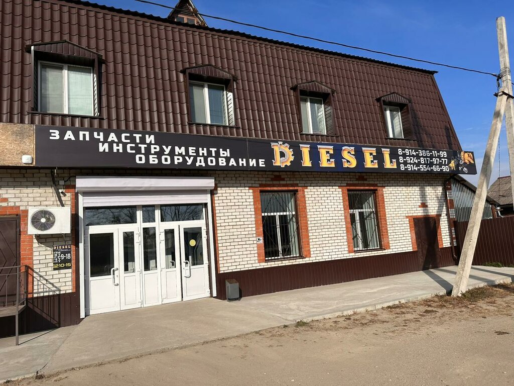 Elektrik ve benzinle çalışan aletler Diesel, Blagoveshchensk, foto