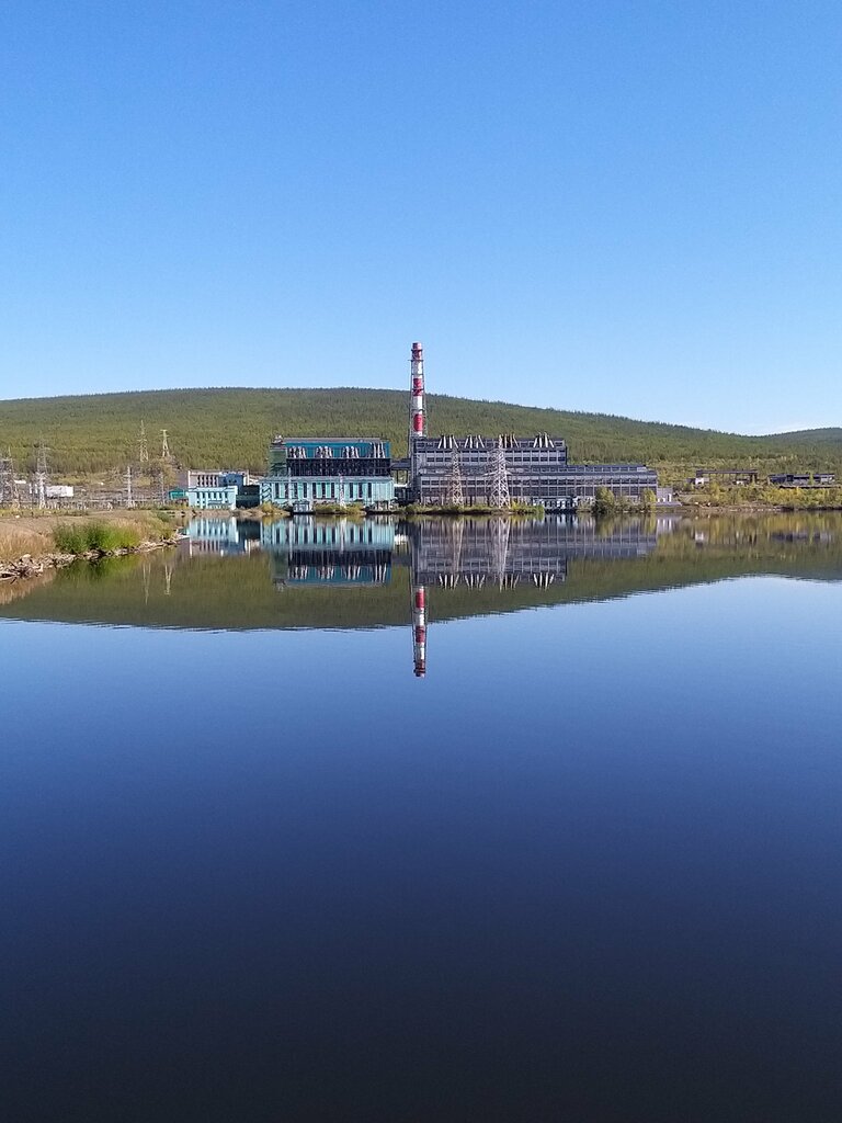 Elektrik santrali Аркагалинская ГРЭС, Magadan Bölgesi, foto