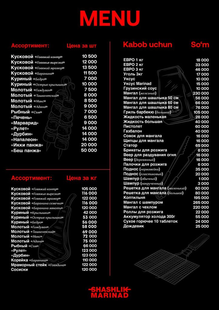 Toptan et ürünleri Shashlik Va Marinno, Taşkent, foto