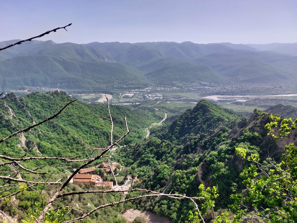 Seyir terası View on Shio-Mghvime, , foto