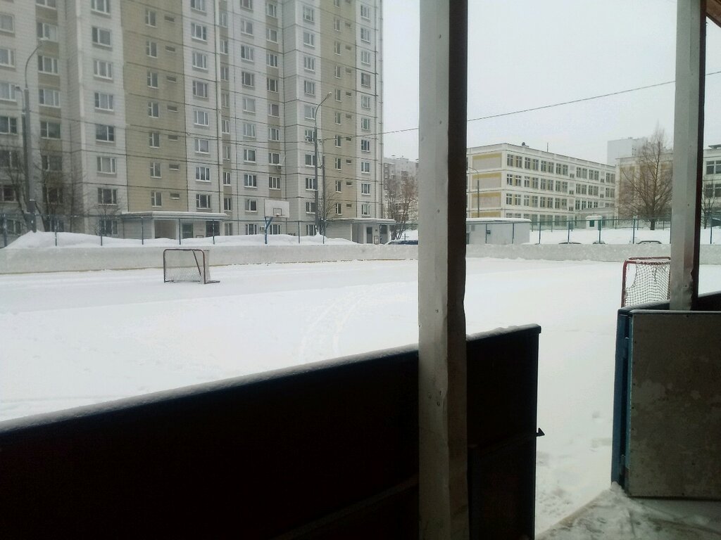 Buz pateni pistleri Ice rink, Zelenograd, foto
