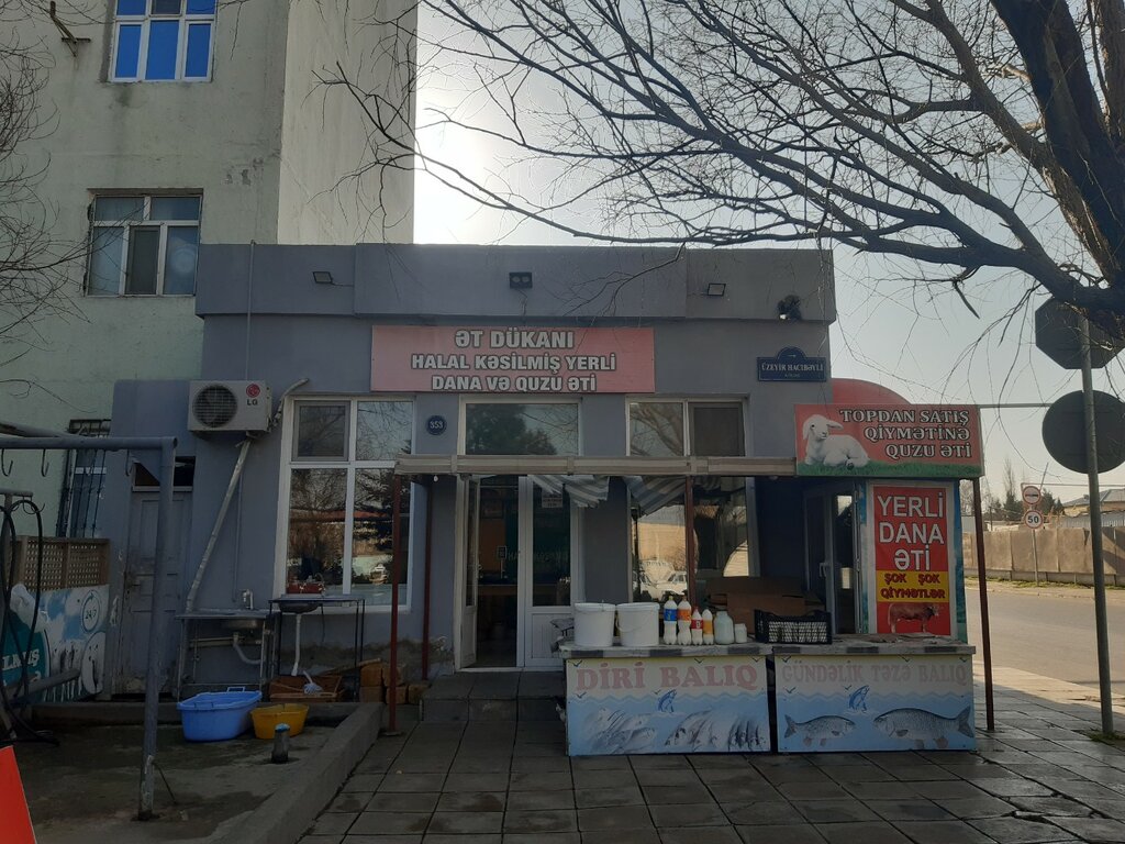 Kasap, şarküteri Ət dükani, Sumgayıt, foto