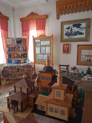 Müzeler ve sanat galerileri Lopyalsky krayevedchesky muzey im. V. M. Vasnetsova, Kirovskaya oblastı, foto