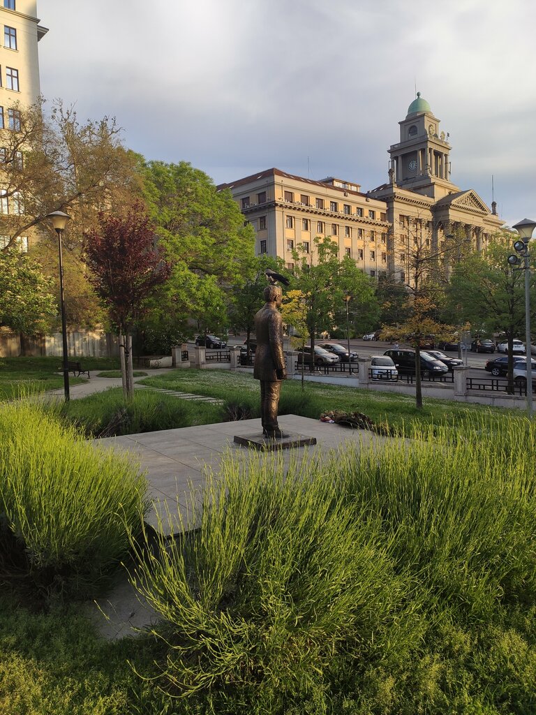 Anıt, heykel Памятник Гаврило Принципу, Belgrad, foto