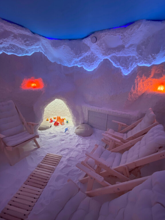 Tuz mağarası Salt Cove, Moskova ve Moskovskaya oblastı, foto