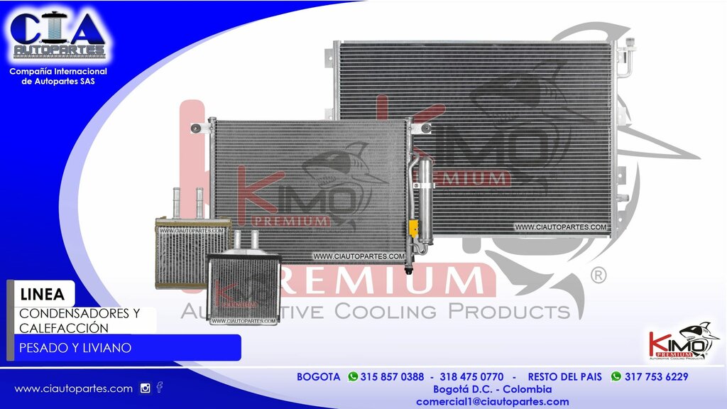 Beyaz eşya mağazaları Cía Autopartes S. A. S. Radiadores Importados, Bogota, foto