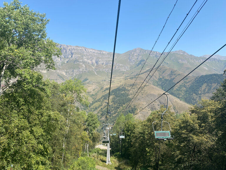 Hızlı ulaşım istasyonu High-speed urban transport station, İnguşetya, foto