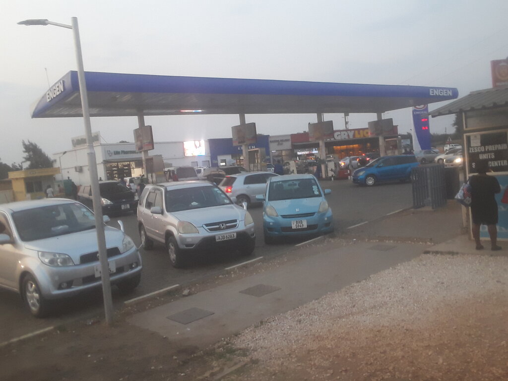 Benzin istasyonu Engen Chilenje, Lusaka, foto