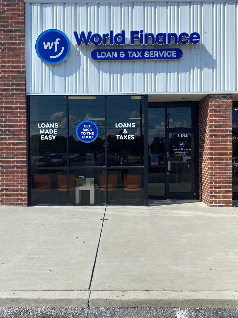 Kredi komisyoncuları World Finance, Güney Carolina, foto