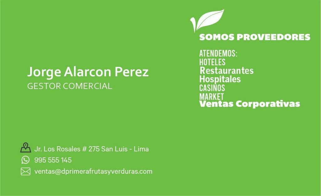 Manavlar Dprimera Fruits and Vegetables, Lima, foto