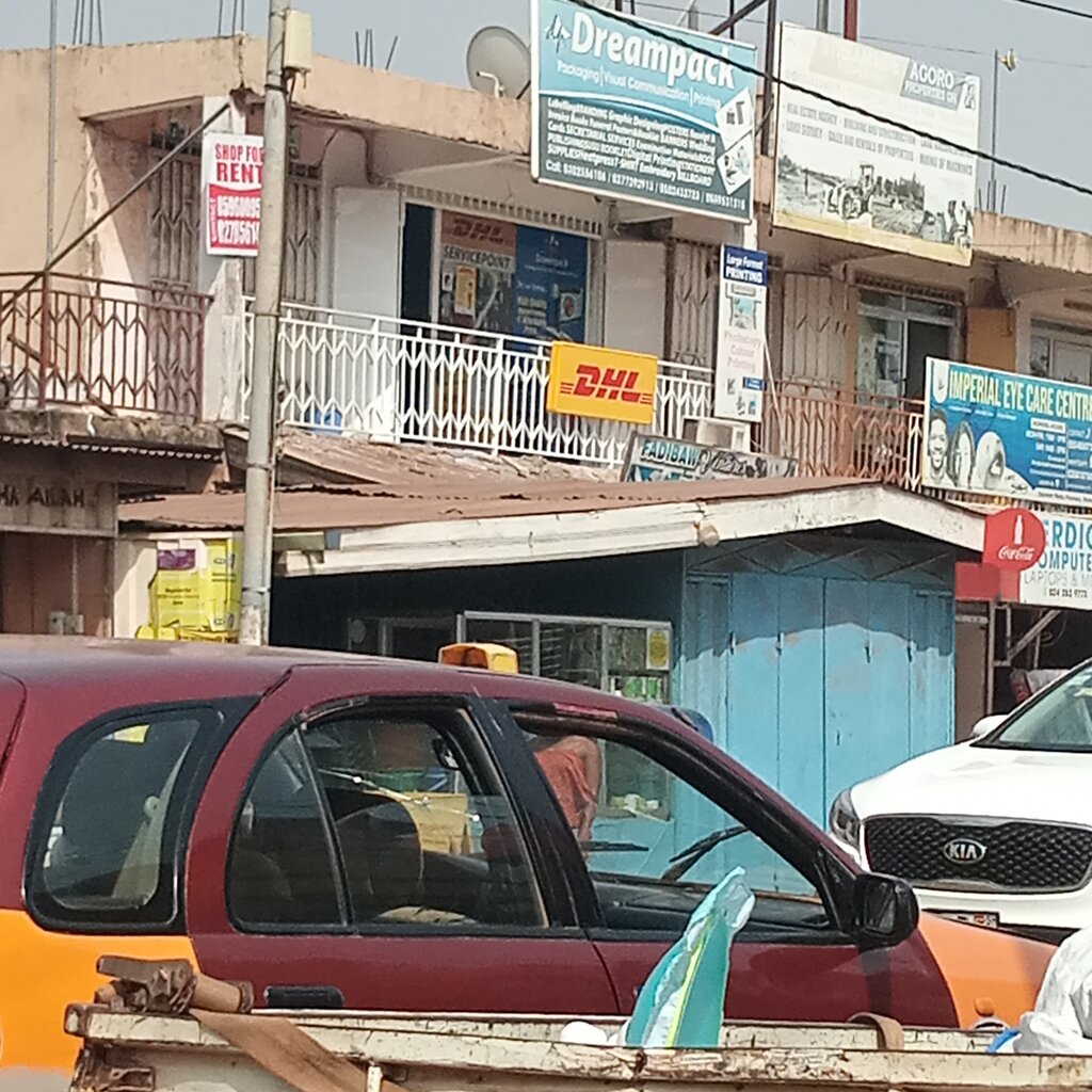 Kurye hizmetleri DHL service point, Dünya, foto