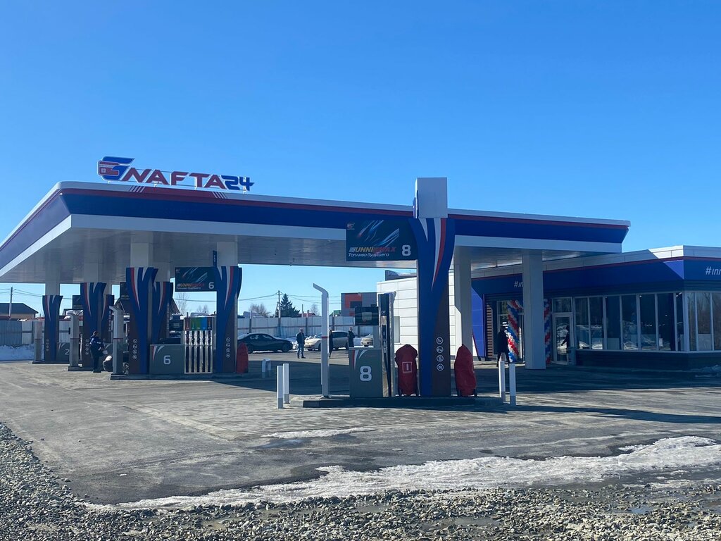 Benzin istasyonu Nafta24, Novosibirsk, foto