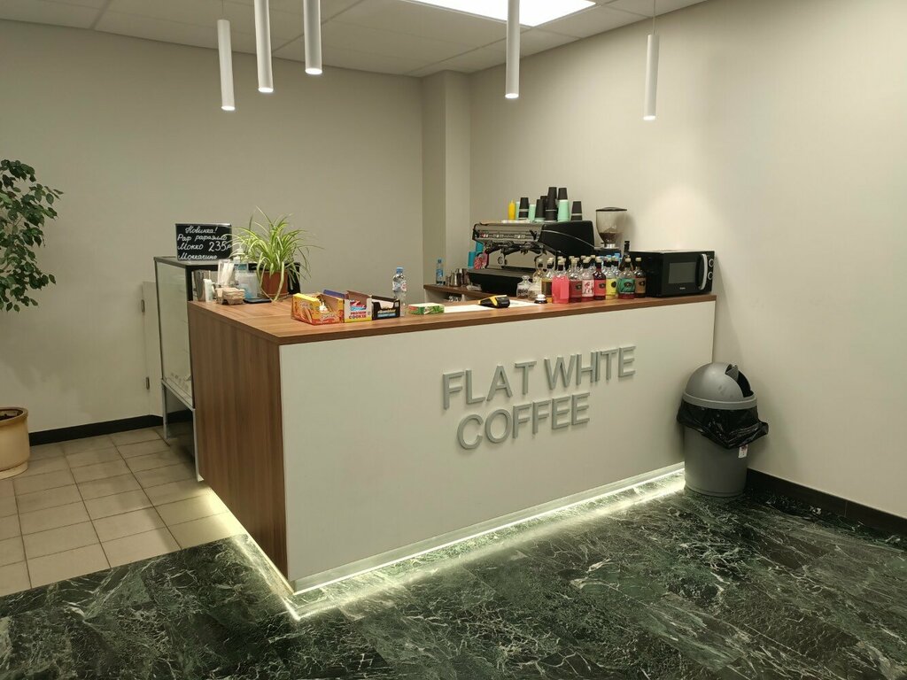 Kahve dükkanları Flat White, Moskova, foto