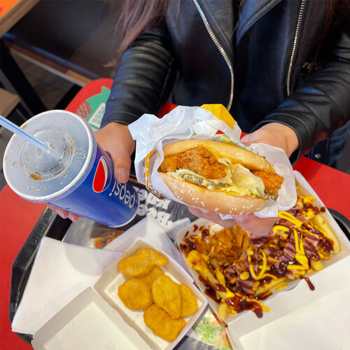 Fast food Burger King, Grodno, foto