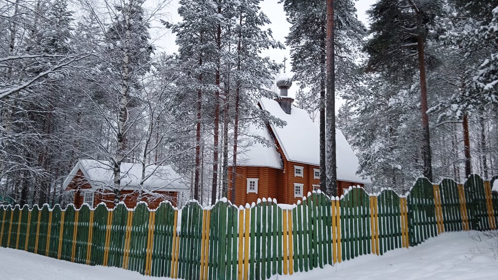 Ortodoks kiliseleri Tserkov Troitsy Zhivonachalnoy V Borovom, Karelya, foto