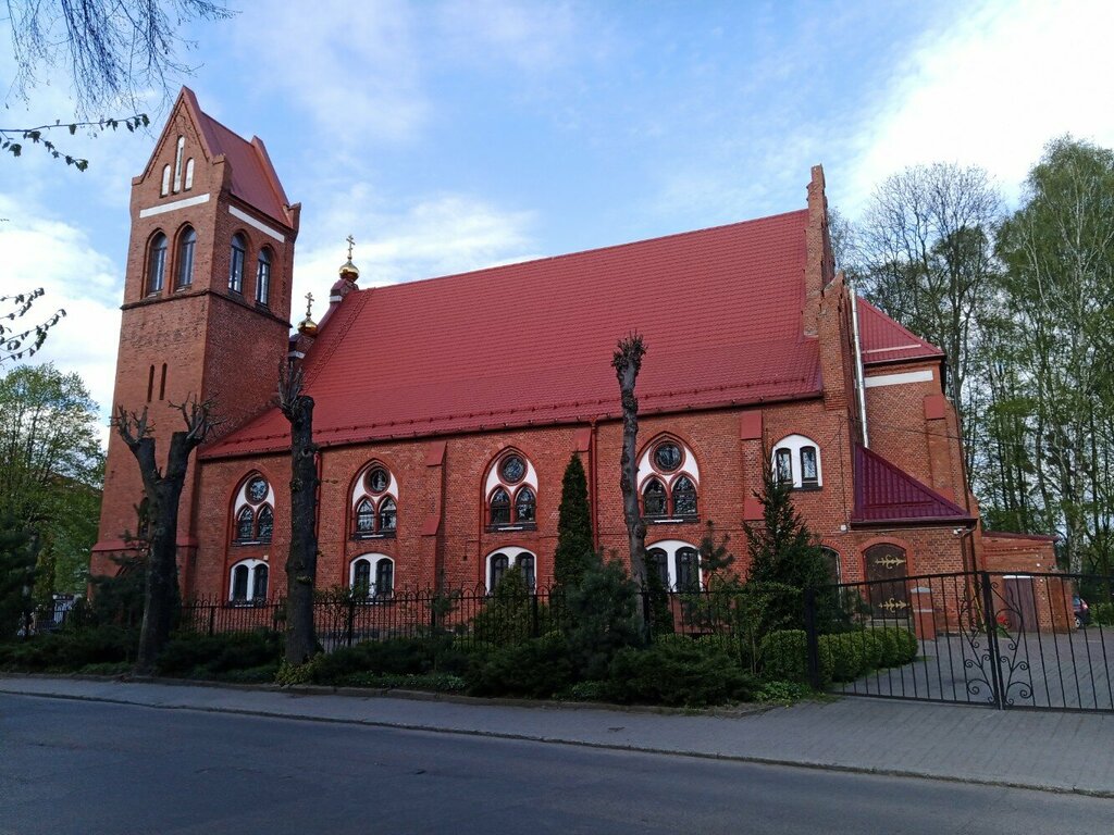 Koruma altına alınmış yapı Ponartkirche, church of the Ponart district, Kaliningrad, foto