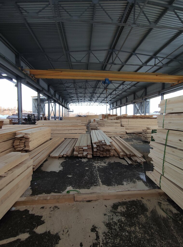 Kereste üretim ve satış şirketleri Sawmill Proton, Polevskoy, foto