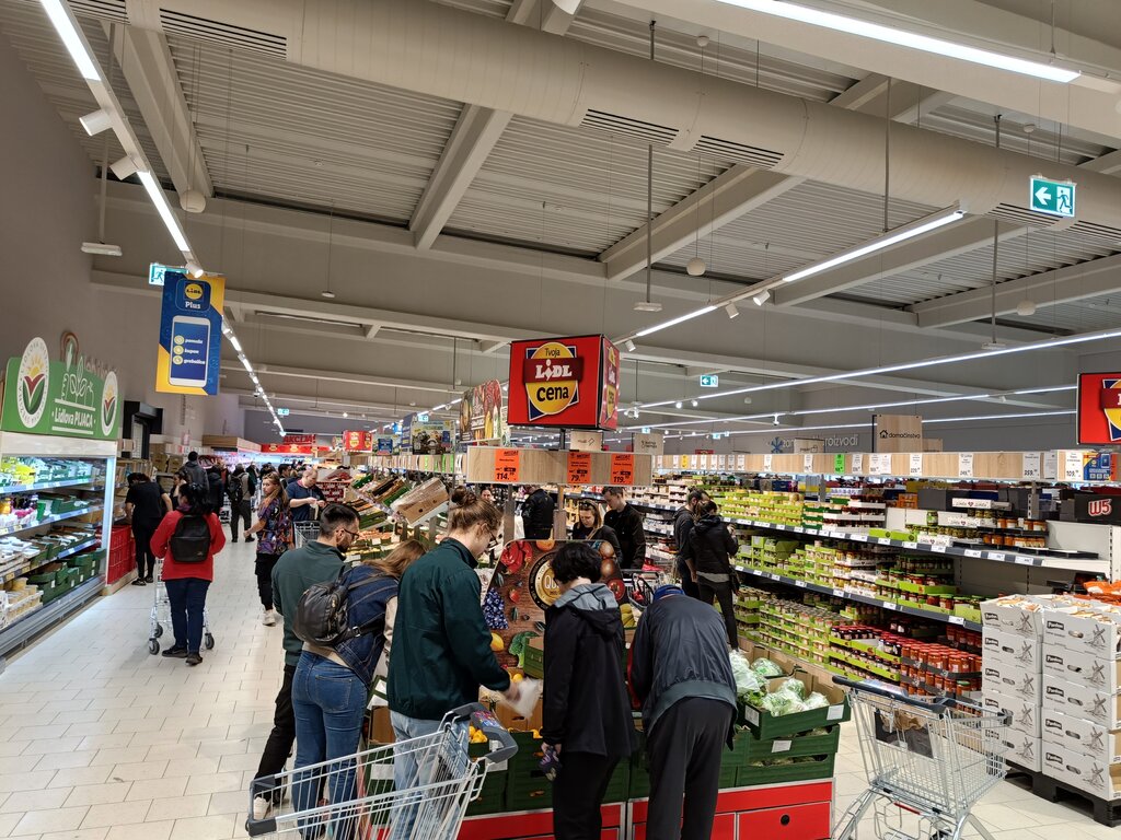 Süpermarket Lidl, Belgrad, foto